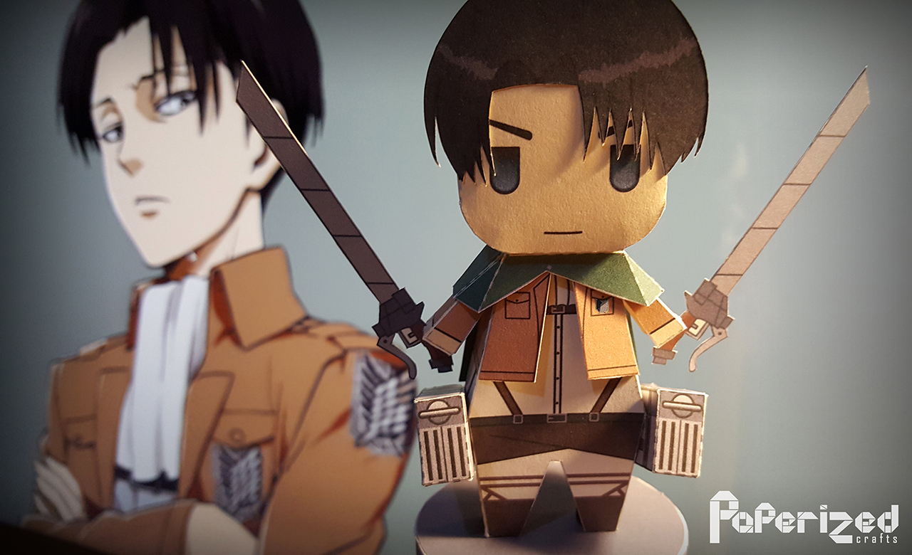 Attack on Titan: Levi Ackerman Paperized | Paperized Crafts