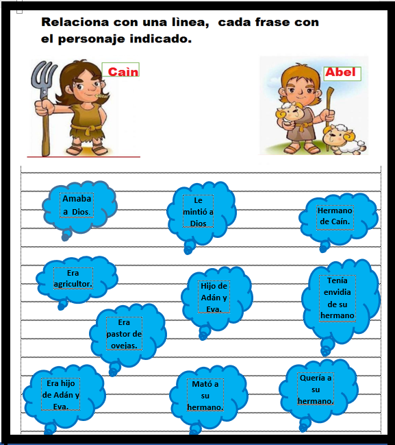 THIRD GRADE - MARTES 27 - CAÌN Y ABEL - PARTE II