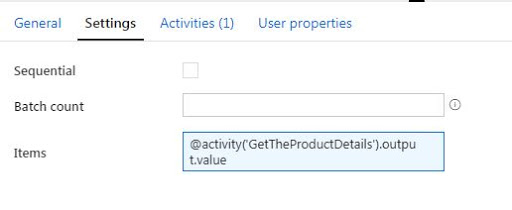 ADF using Parameterized Stored Procedure