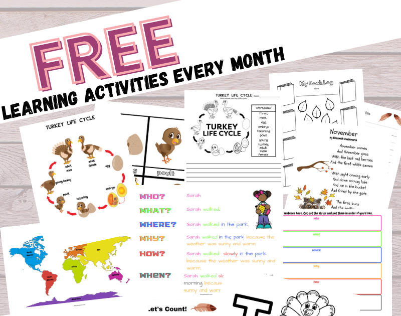 Messy, Beautiful, Fun: November Subscriber Freebie Pack Sneak Peek!