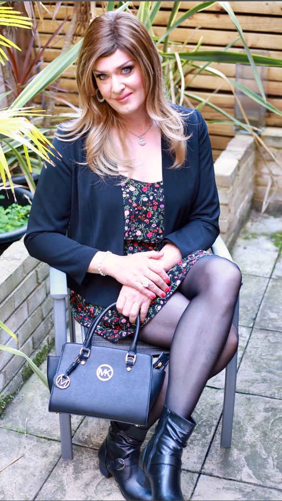 Tgirls on Flickr: Vivian in jacket and boots