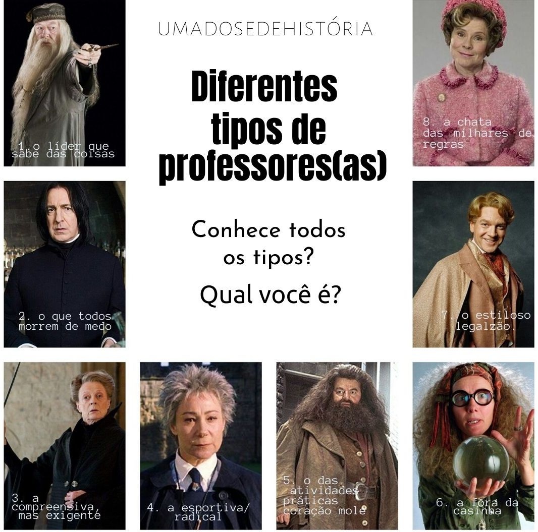 TIPOS DE PROFESSORES
