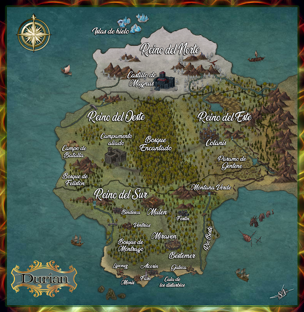 Mapa Durian - Soley Aragonés