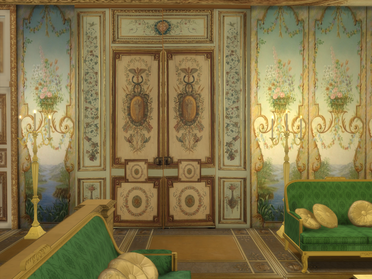 Anna Quinn Stories: Set Of Panels & Wallpapers For SIMS 4