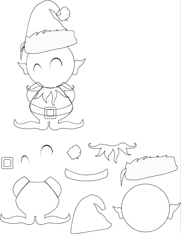 Patrones de navidad en foami para imprimir - Imagui