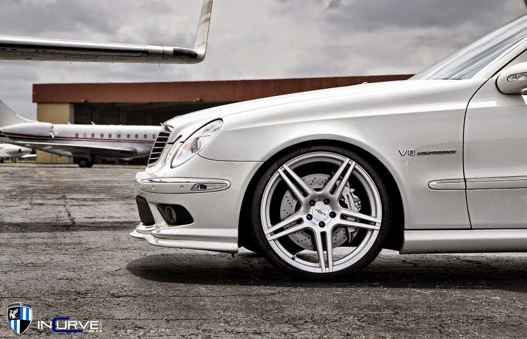 Mercedes W211 E55 AMG on Incurve wheels | BENZTUNING