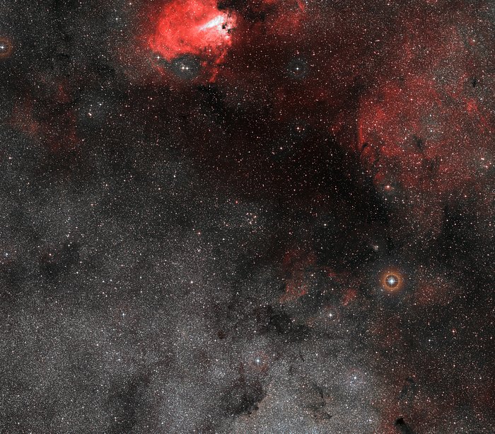 Messier 18, cúmulo estelar abierto.