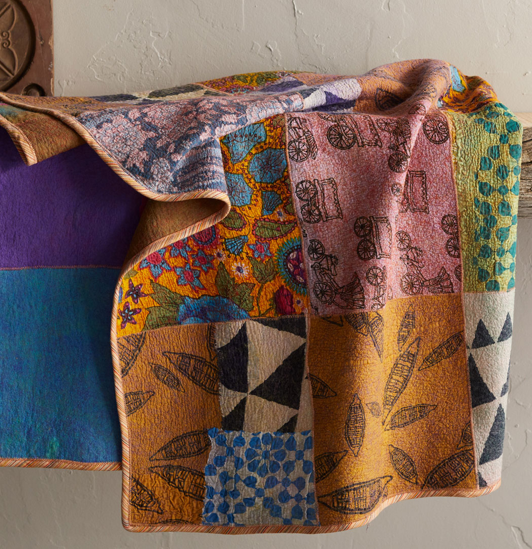 The Collaborative Story Behind Our Whimsy Patchwork Throw - Sundance Blog