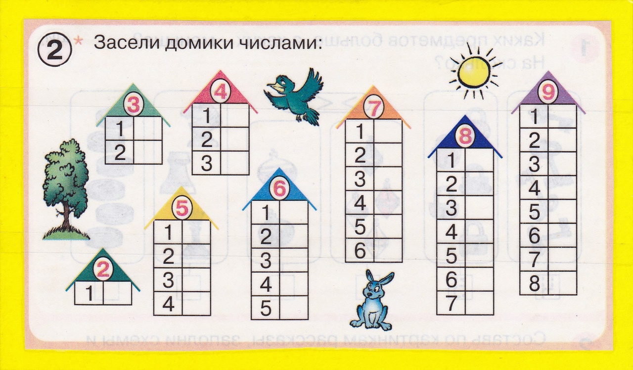 Домики На Состав Чисел В Пределах 10 Лучшая Фото Подборка