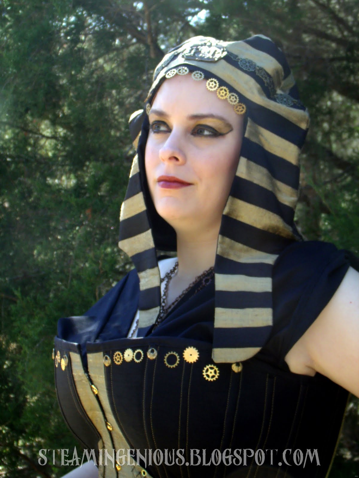 Steam Ingenious: Dress Diary: Steampunk Cleopatra: Headdress