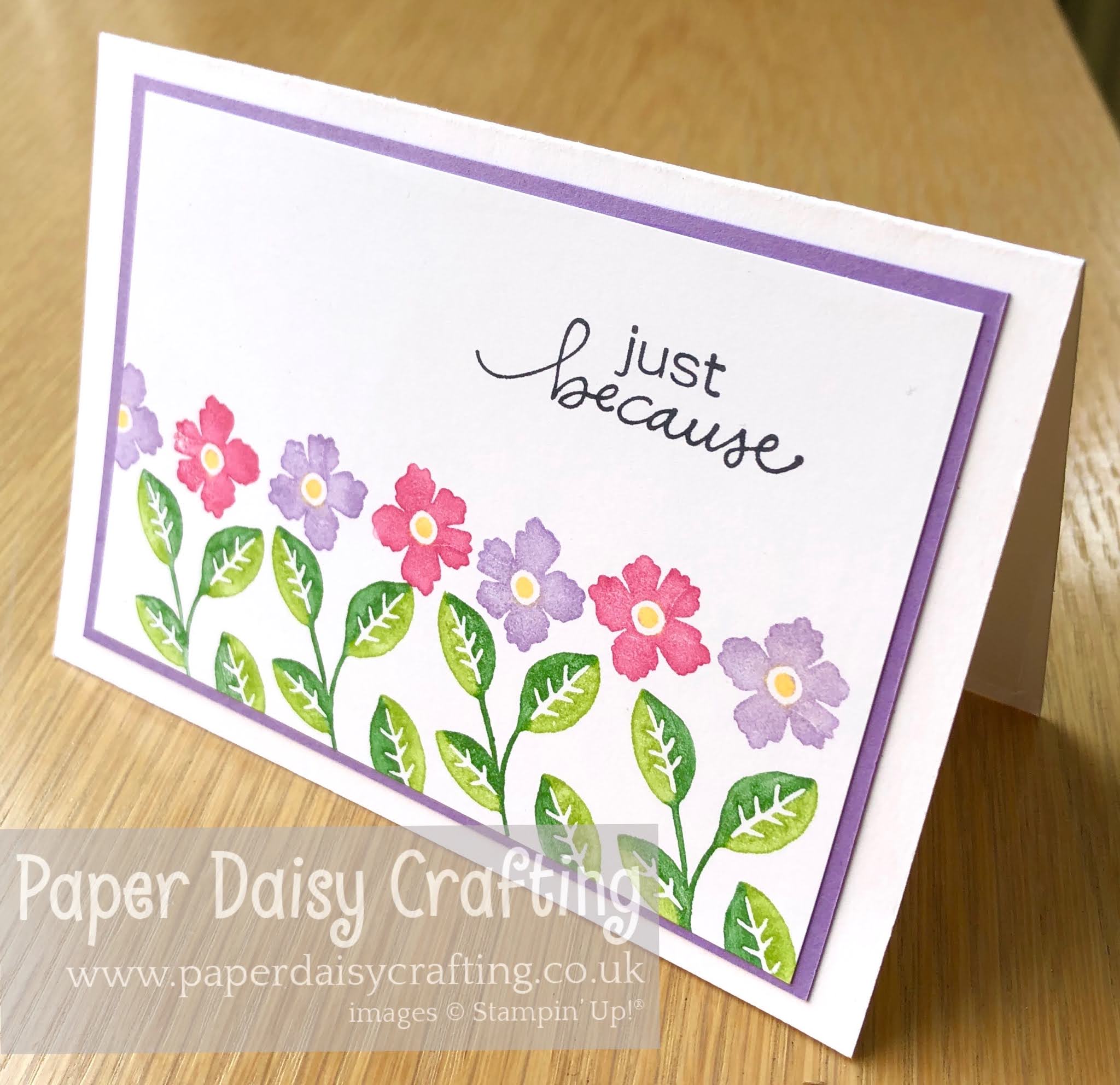 Paper Daisy Crafting: #9 Card Making for Beginners - Using Stampin ...