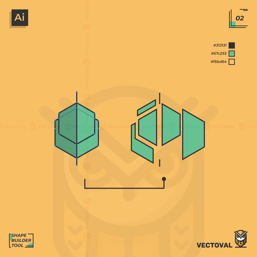 Tutorial Menggunakan Shape Builder Tool di Adobe Illustrator - vectoval