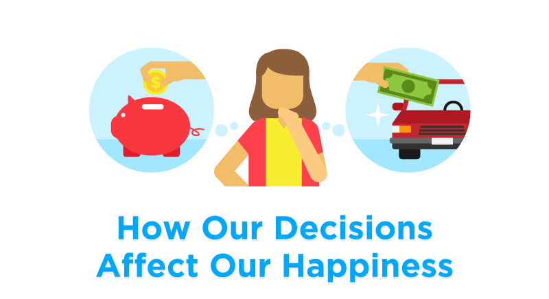 How Our Decisions Affect Our Happiness - #infographic