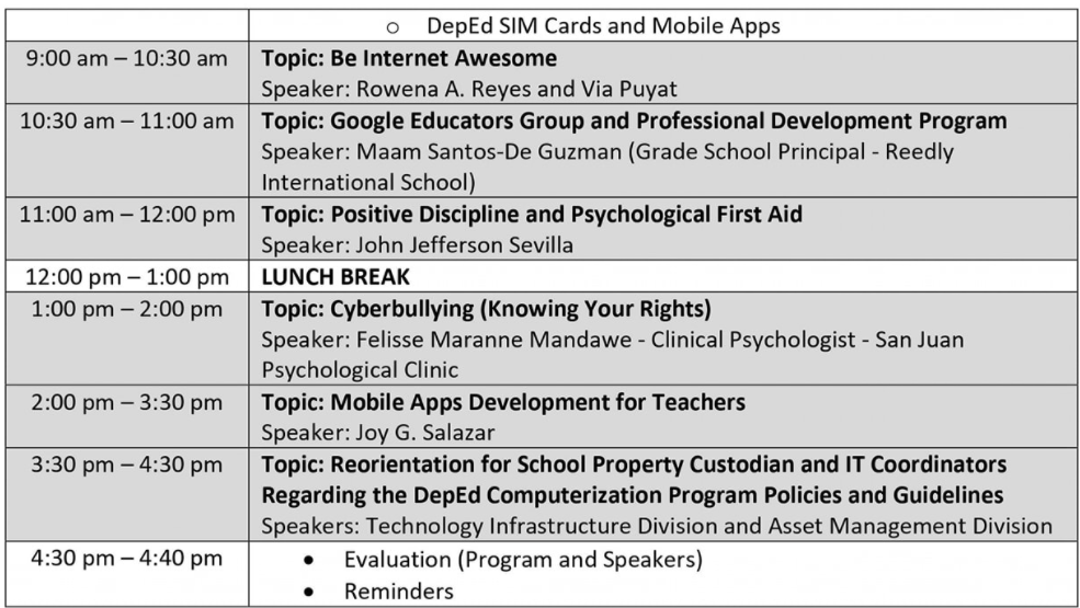DAY 4 SESSION SECOND DEPED VIRTUAL INSET TOPICS SPEAKERS SEPTEMBER 2 2021 day-4-session-second-deped-virtual-inset-topics-speakers-september-2-2021