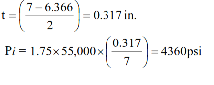 Casing Burst Pressure Calculation - Drilling Manual