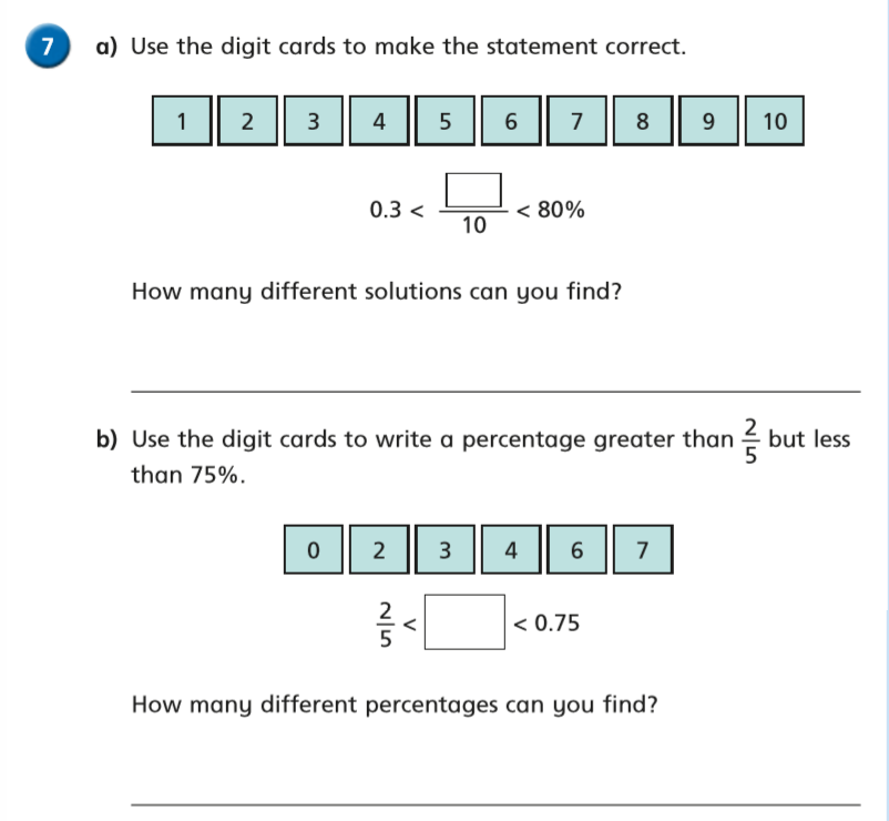 Year 6: Wednesday Maths: Order FDP