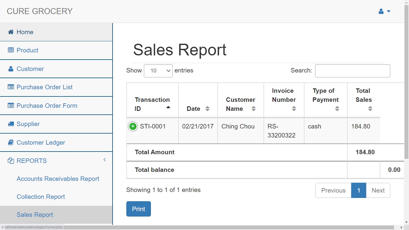 Store Grocery and Sales Inventory System Project Free Source Code in ...