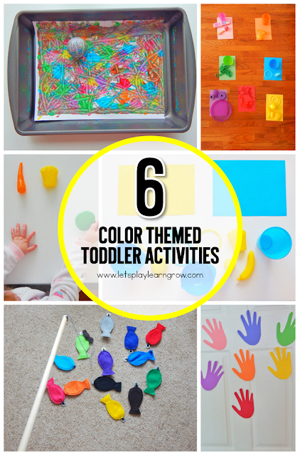 Color Themed Toddler Activities | Lets Play.Learn.Grow