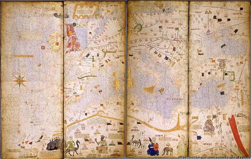 Mapamundi dels Cresques o "Atlas Català". 1375