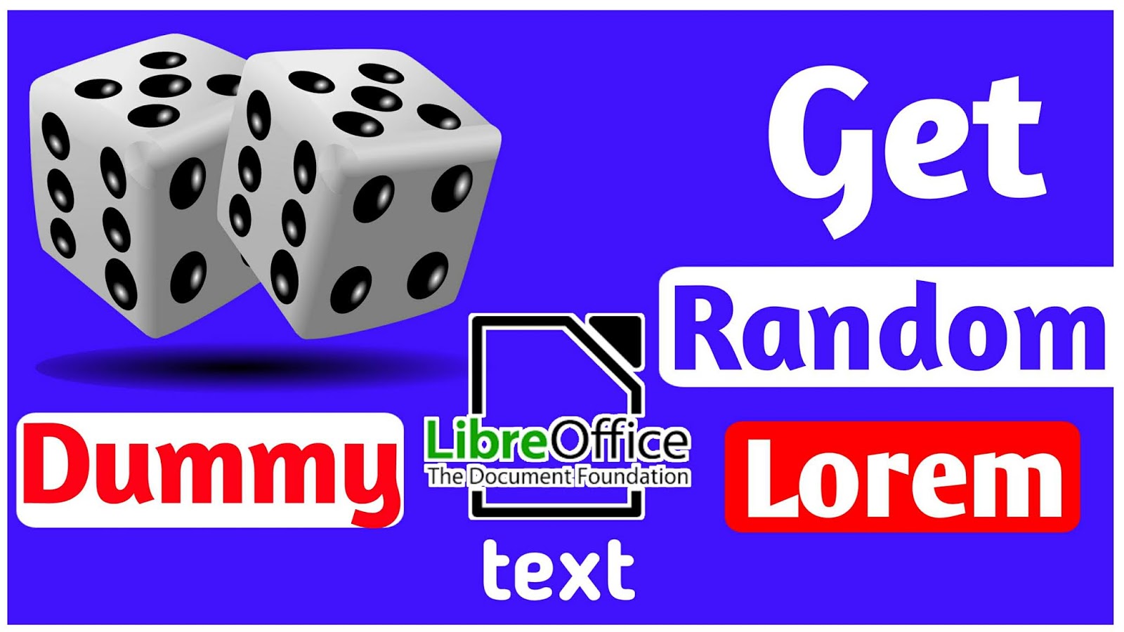 How to Generate: Random & Lorem Ipsum text | LibreOffice Writer | Auto ... How to Generate: Random & Lorem Ipsum text | LibreOffice Writer | Auto ...