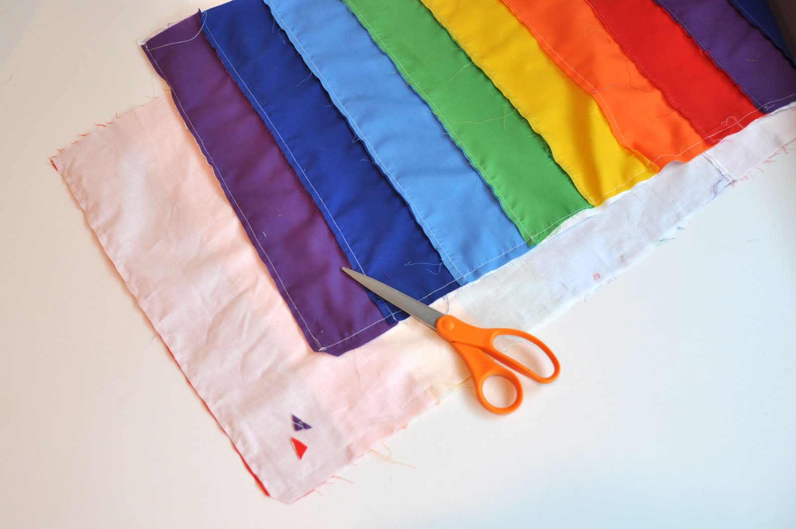 Aesthetic Nest: Sewing: Rainbow Wrap Skirt (Tutorial)