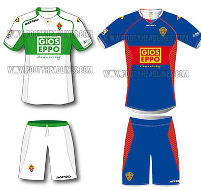 Elche 13-14 (2013-14) Home and Away Kits Released - Footy Headlines