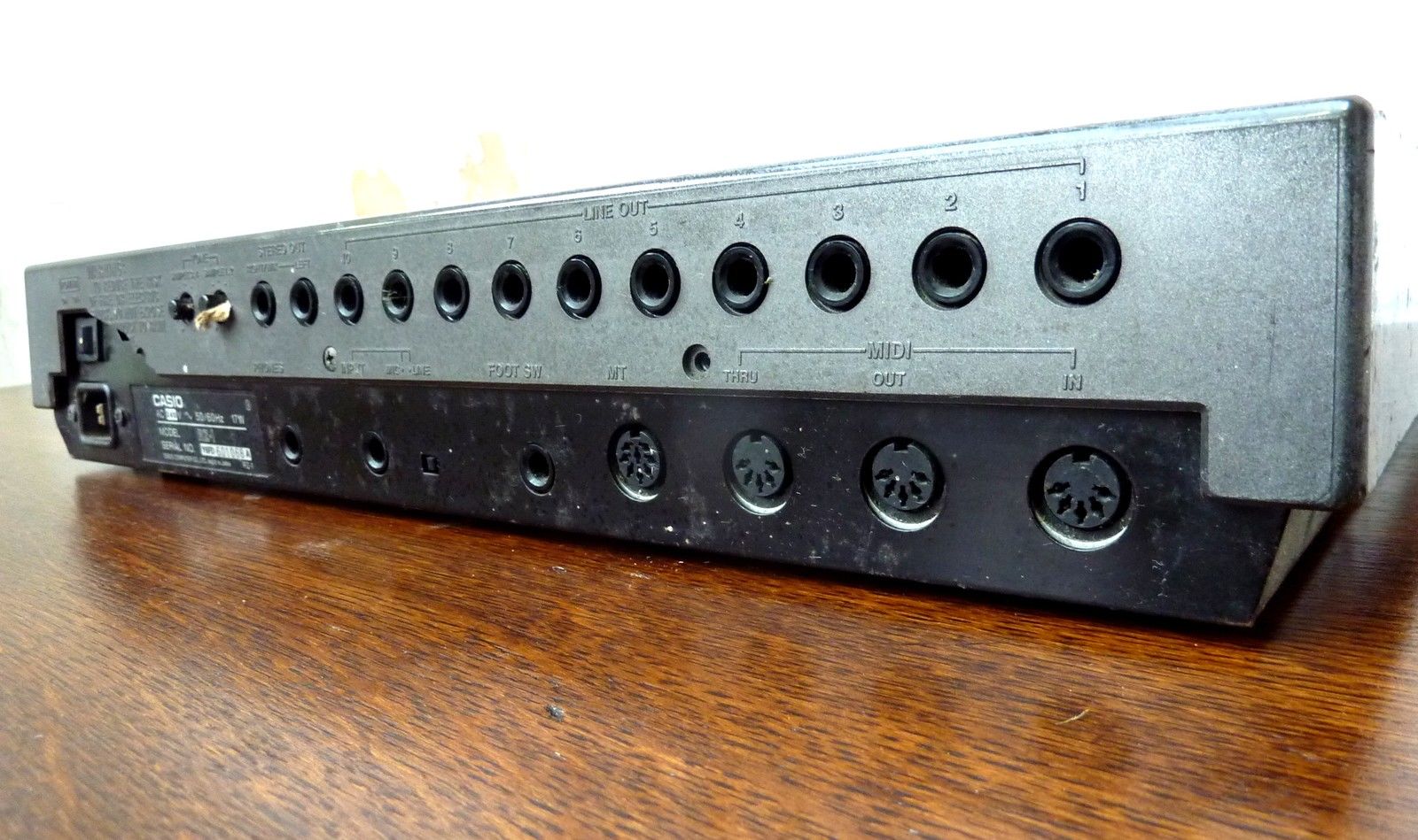 MATRIXSYNTH: CASIO RZ-1 VINTAGE DRUM MACHINE SAMPLER SYNTH SN 601068