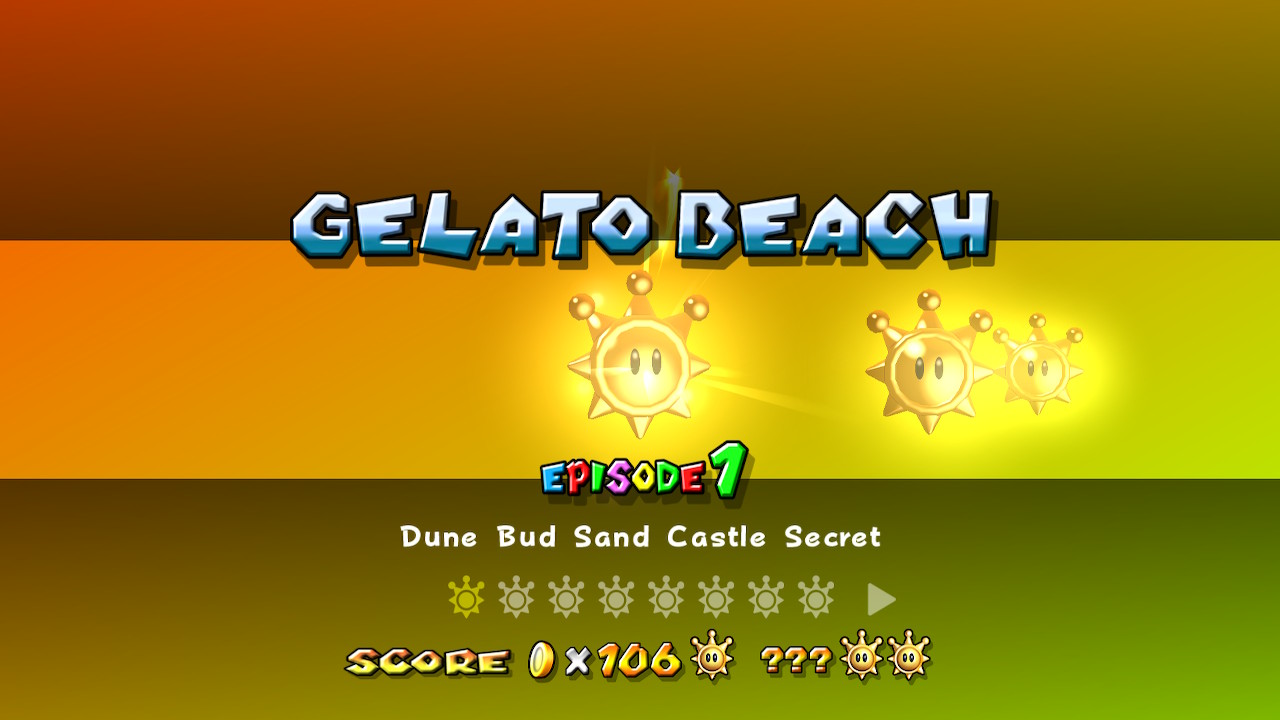 Super Mario Sunshine (GC/Switch): Gelato Beach, a terra do Sand Bird ...