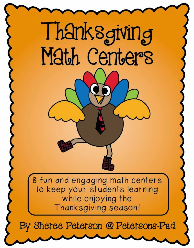 Peterson's Pad: Thanksgiving Math Centers