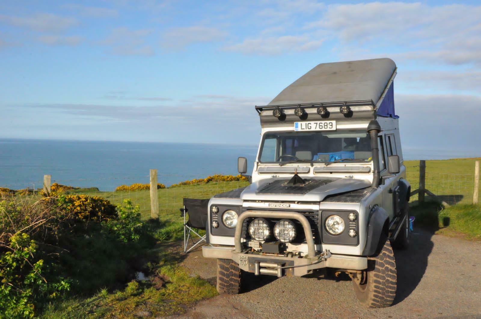 Landrover Defender: Land Rover Defender 110 Camper Van Conversion Pop ...
