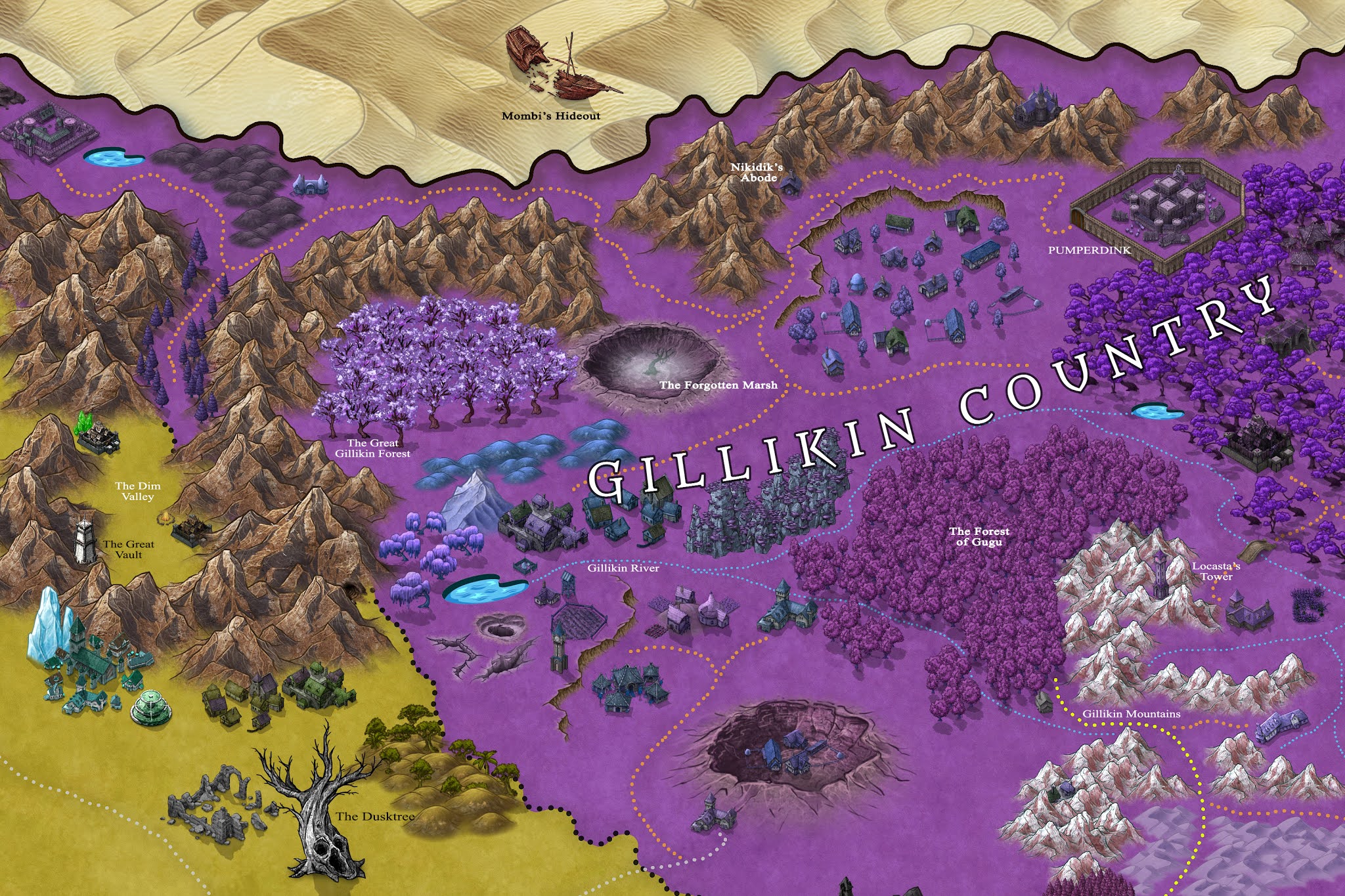 A New Map for the Gillikin Territory