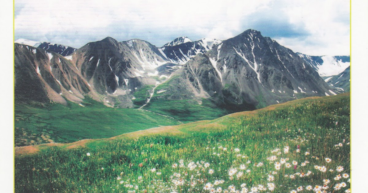 My postcard and stamp week: Mongolia: Mongol Altai