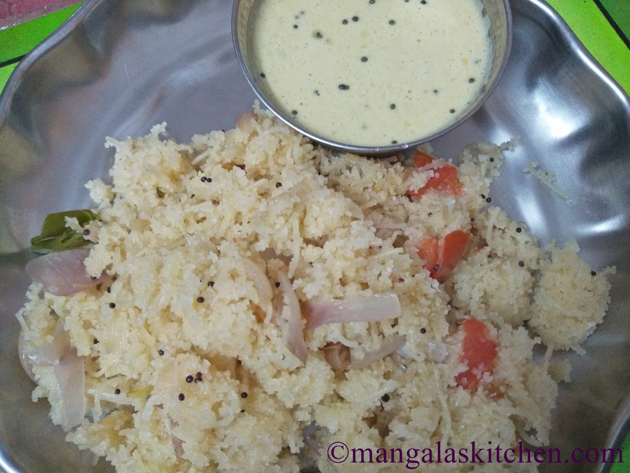 Rava Semiya Upma | Vermicelli Sooji Upma | Tasty Breakfast Recipe ...