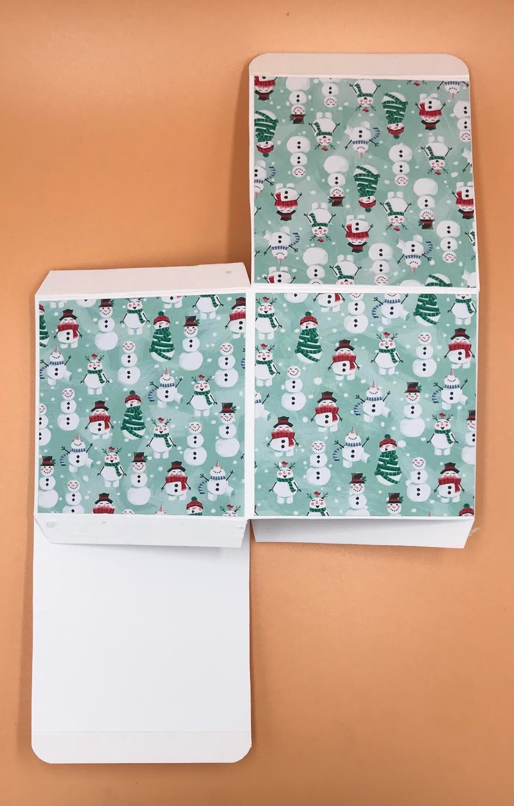 JD Papercrafts: Fold Flat Gift Box using Let It Snow Designer Paper