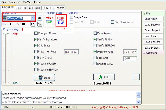 D.I.V.E in Technology: USBasp 以 Progisp 軟體燒錄 Arduino (ATmega168 ...