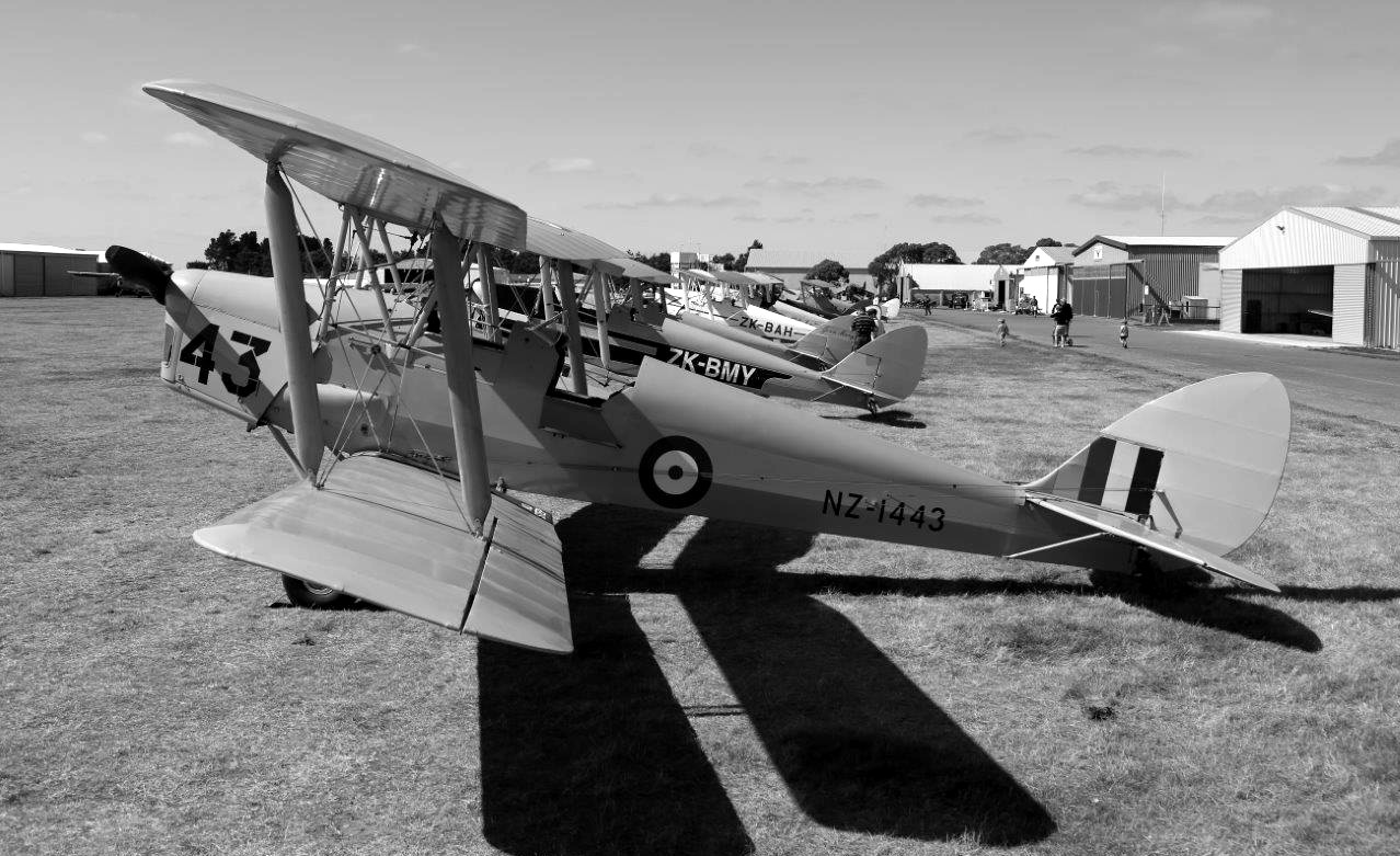 NZ Civil Aircraft: Tiger Moth Fly in Ashburton 14th March # 5