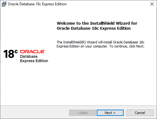 Install Oracle DataBase 18c Express and Oracle Apex 18.2 / PL/SQL ...