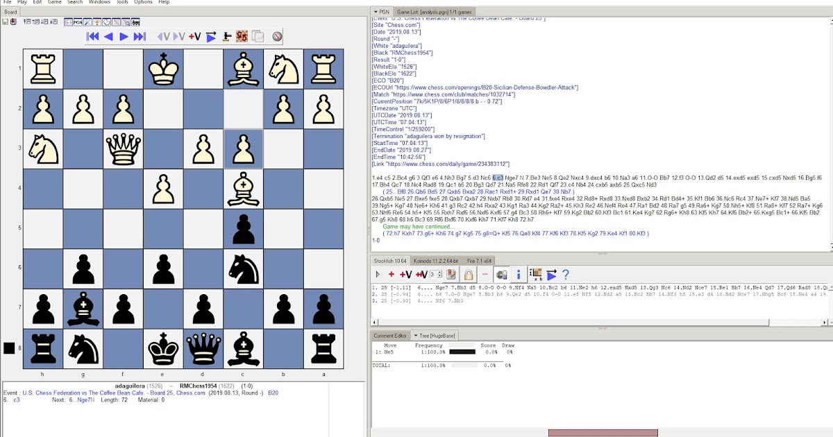 Chess Tech: Computer Aided Analysis