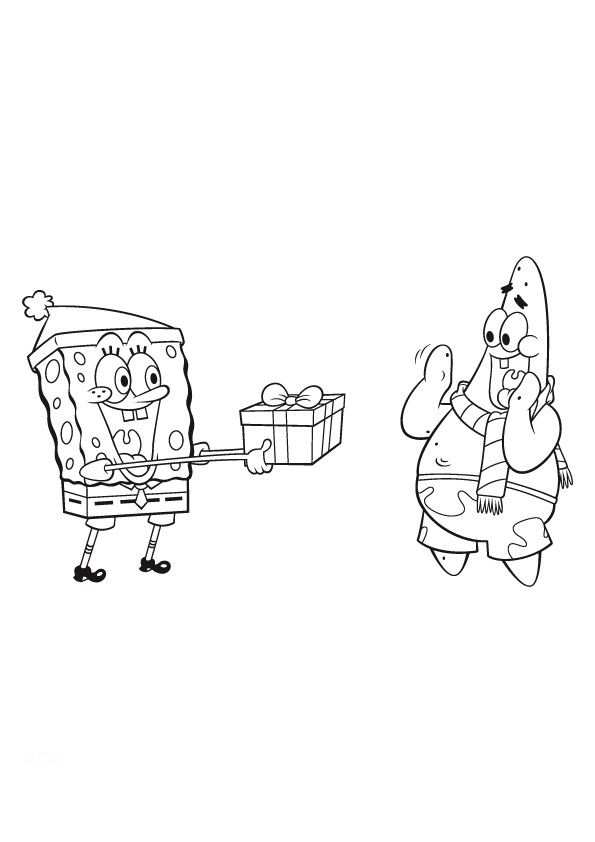Patrick Christmas Coloring Pages Coloring Pages