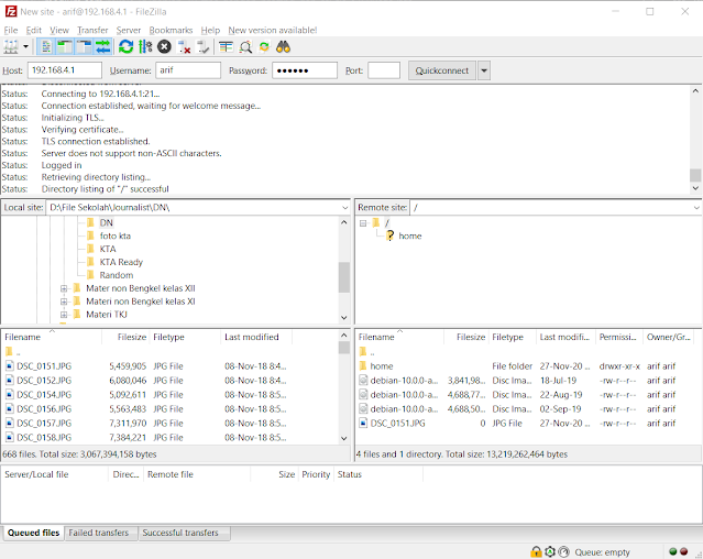 Cara Membuat FTPS dengan proftpd dan SSL di Debian 10 (Buster) | Blog Arif N.S