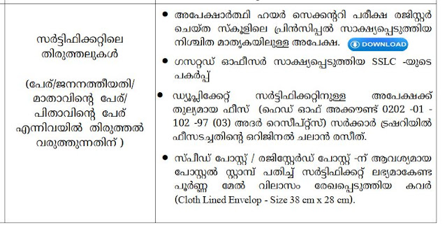 How to Apply for Higher Secondary Plus Two Certificate Correction?