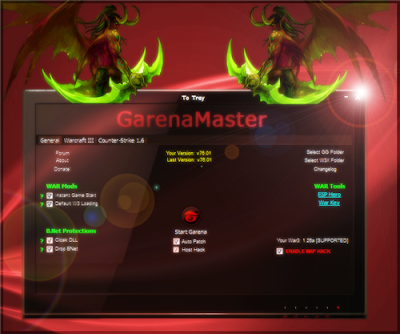 WarCraft: Garena Master - for 1.26a and 1.24e