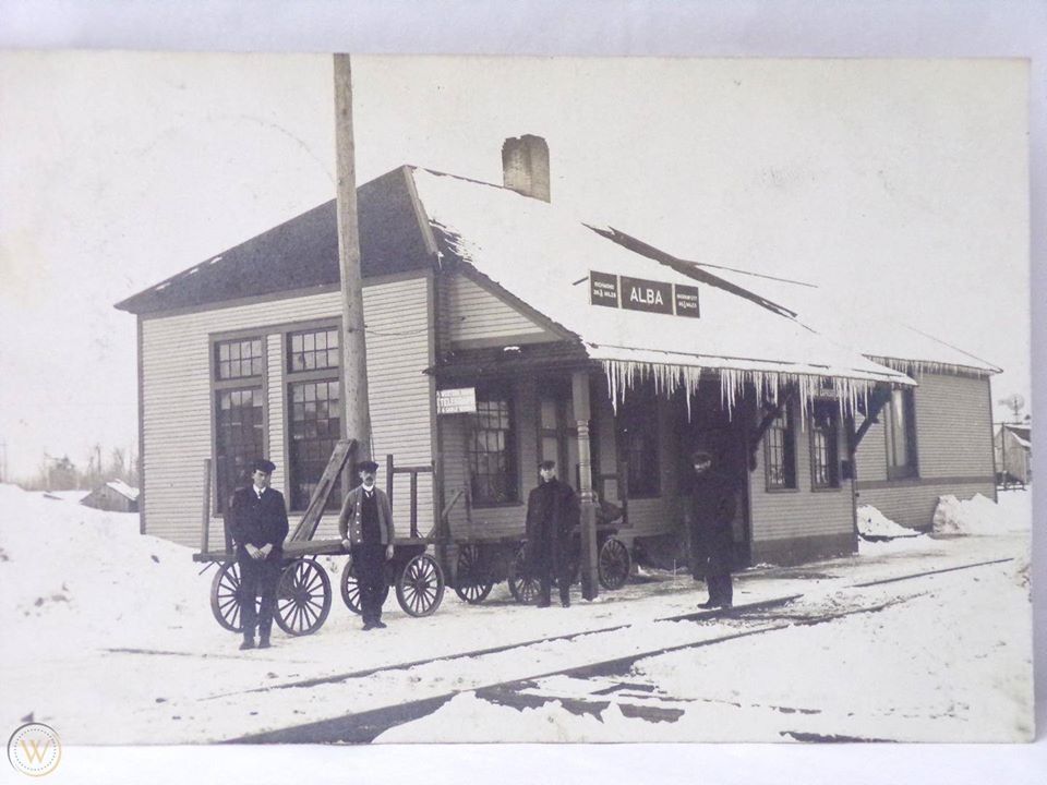Towns and Nature: Alba, MI: GR&I Depot and Junction Tower