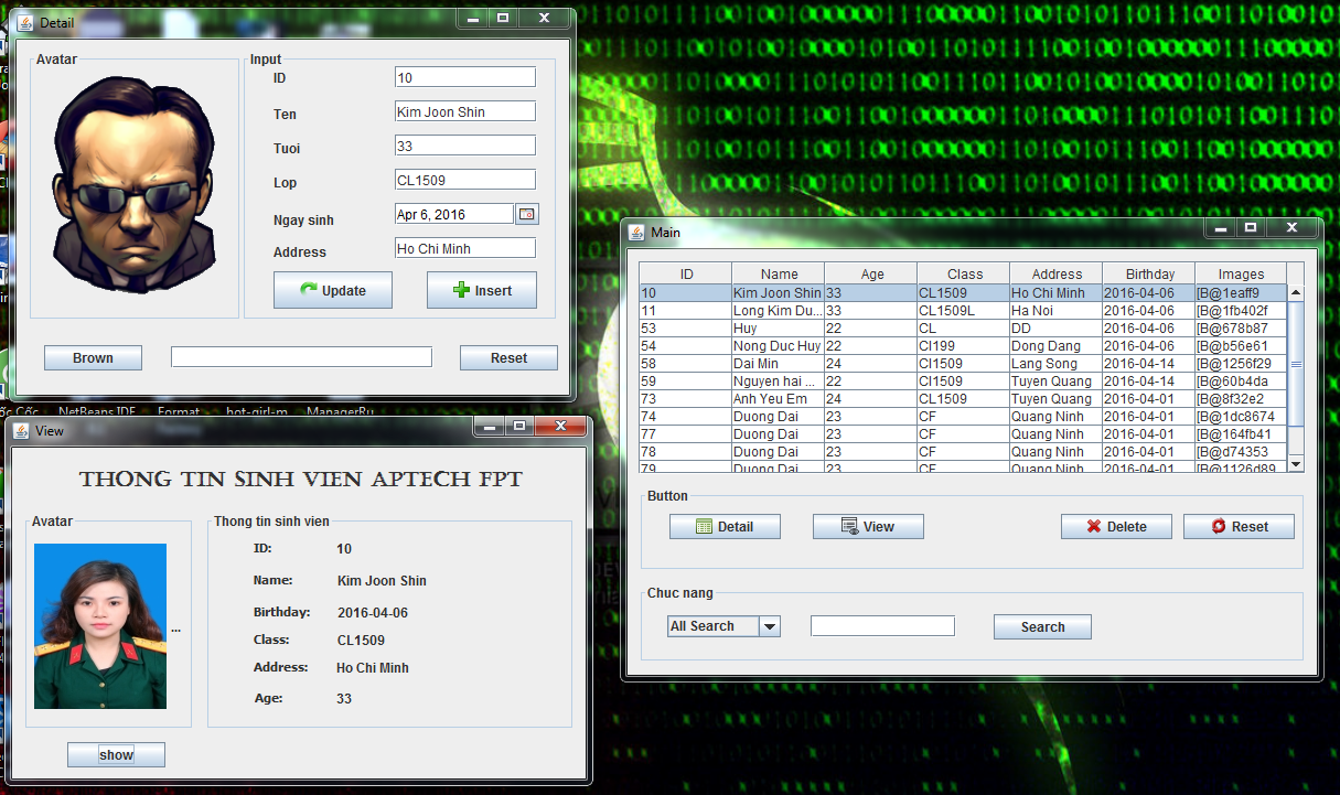 Upload Images Blob In Mysql Java Swing Eclipse Insert Update Delete
