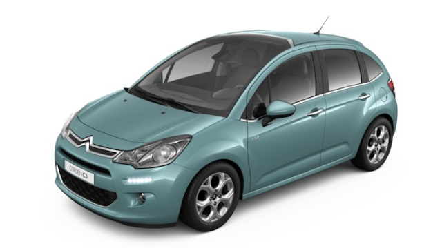 Citroën C3 2 Restylée (2013 à 2016) Couleurs, code peinture