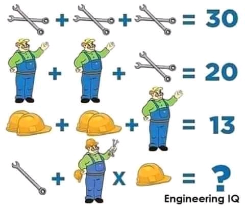 What's the engineering IQ picture puzzle answer?