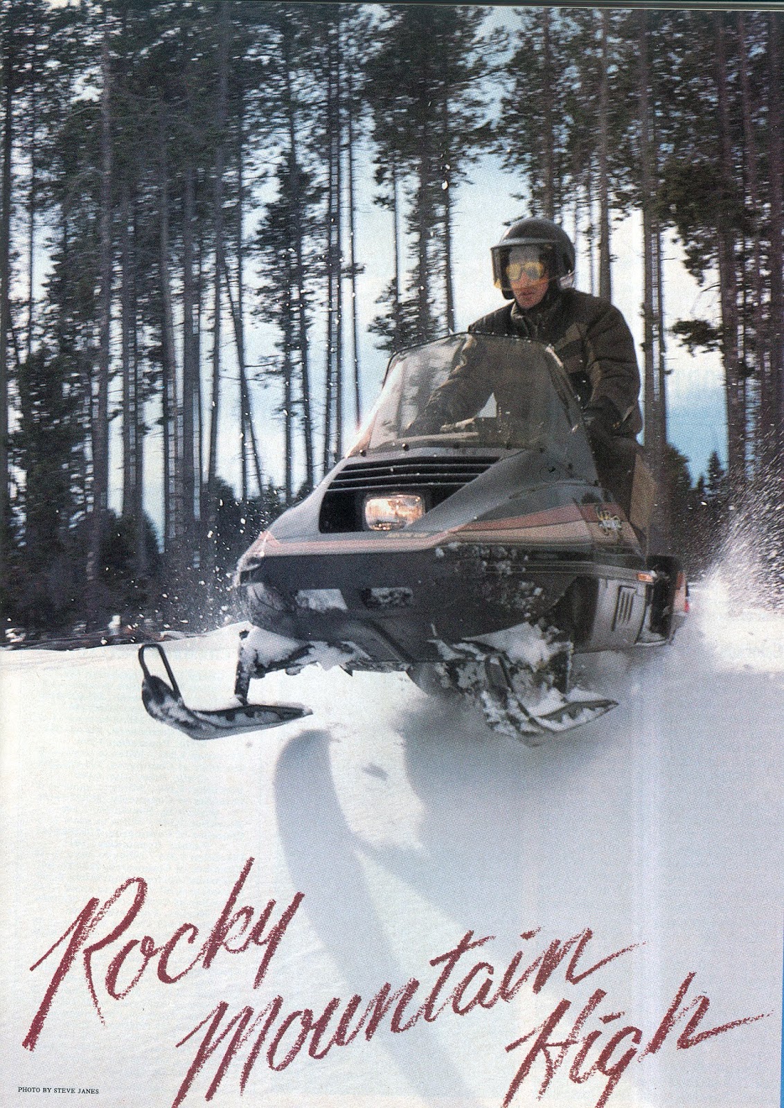 CLASSIC SNOWMOBILES OF THE PAST: SNOWMOBILING THE COLORADO ROCKY MOUNTAINS