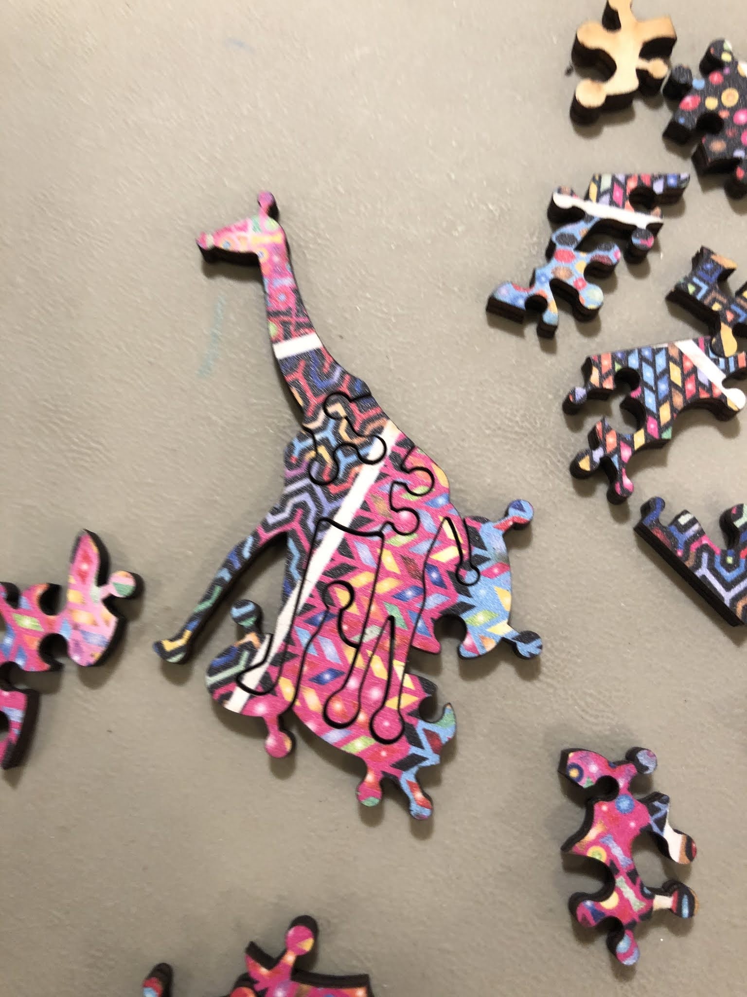 Rebecca's Wooden Jigsaw Puzzles: Elephant