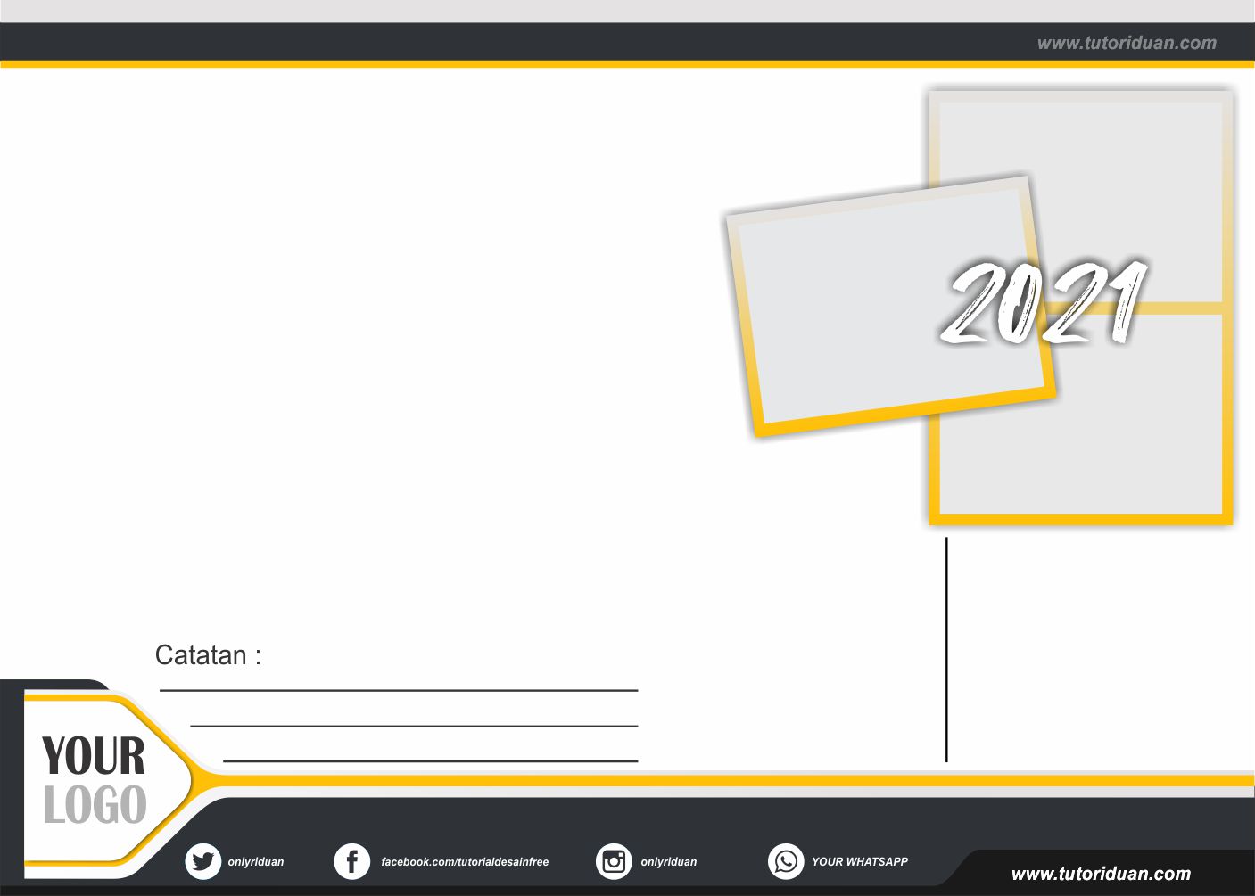 Desain Kalender Duduk 2021 dengan CorelDraw (Free CDR) - TUTORiduan.com Desain Kalender Duduk 2021 dengan CorelDraw (Free CDR) - TUTORiduan.com