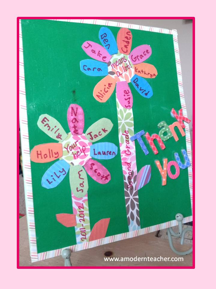 Classroom Freebies Too: Parent Volunteer Gift